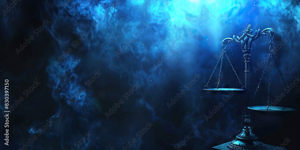 Justice (Dark Blue): Scales of justice, symbolizing the pursuit of ...
