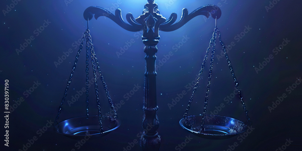 Justice (Dark Blue): Scales of justice, symbolizing the pursuit of ...