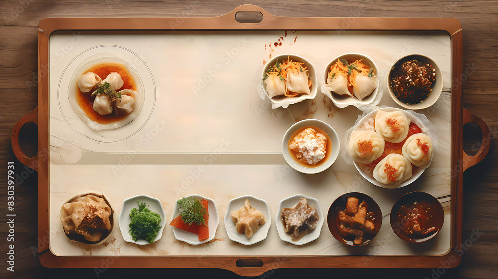 An Aesthetic Collection Traditional Dim Sum Restaurant Menu Template ...