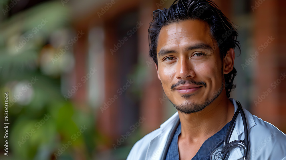 compassionate dedicated Male Indigenous healthcare worker providing ...