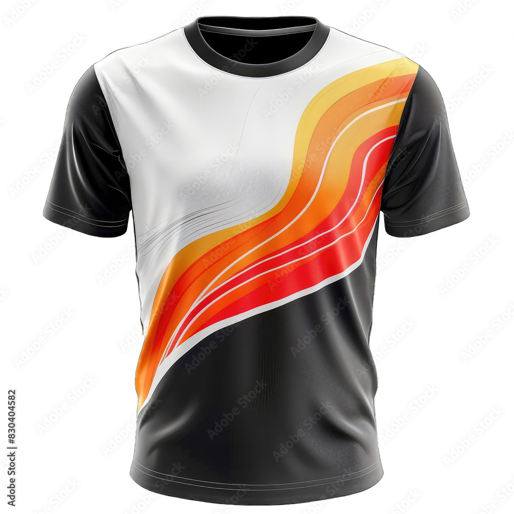 ภาพประกอบสต็อก Pro quality sports jersey template , isolated on transparent background, PSD ภาพ ...