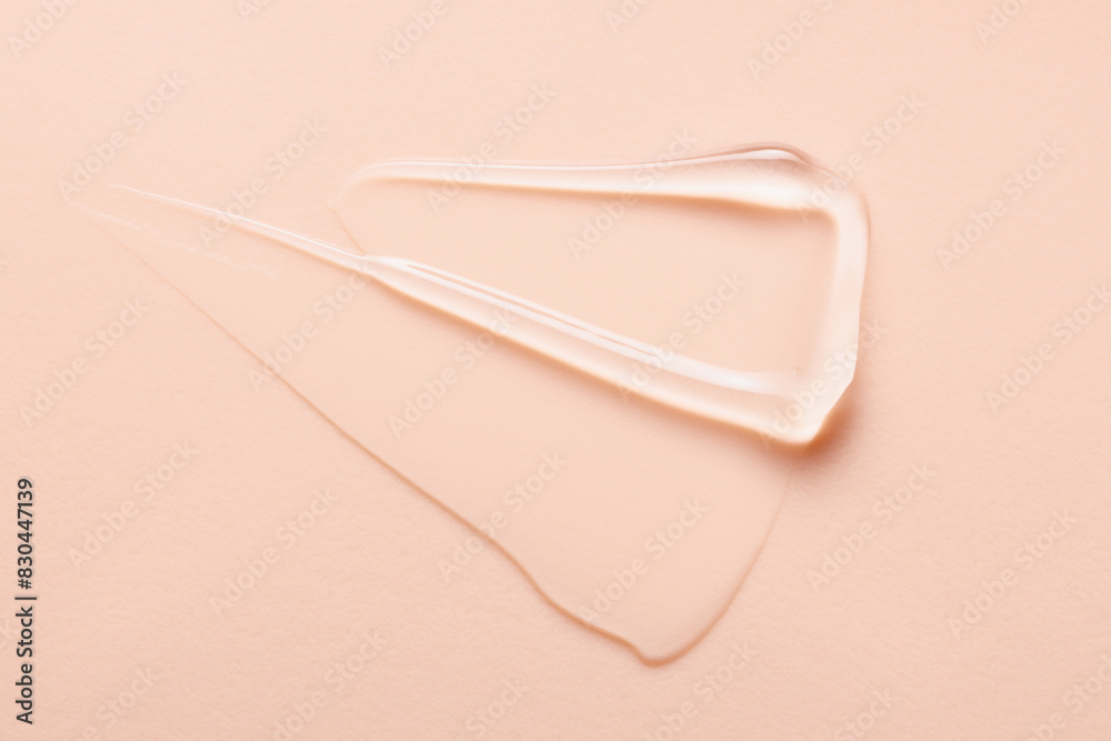 Serum gel texture. Cosmetic cream smear. Clear creamy skincare product ...