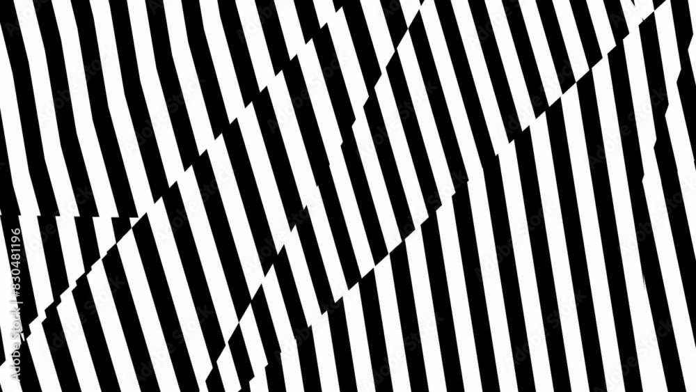 Stripes wallpaper 4k. Abstract hypnotic animated background. Stripe ...