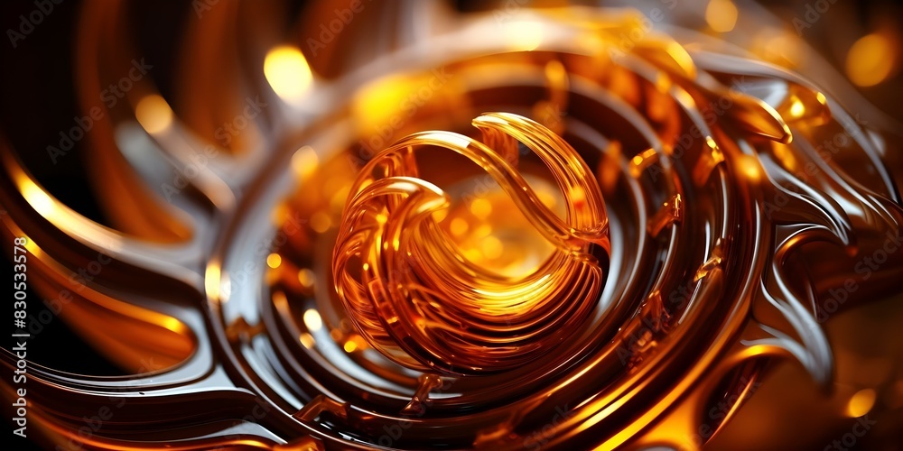 Waves of Motor Oil Splash in Car Engine, Lubricating Gears for Optimal ...