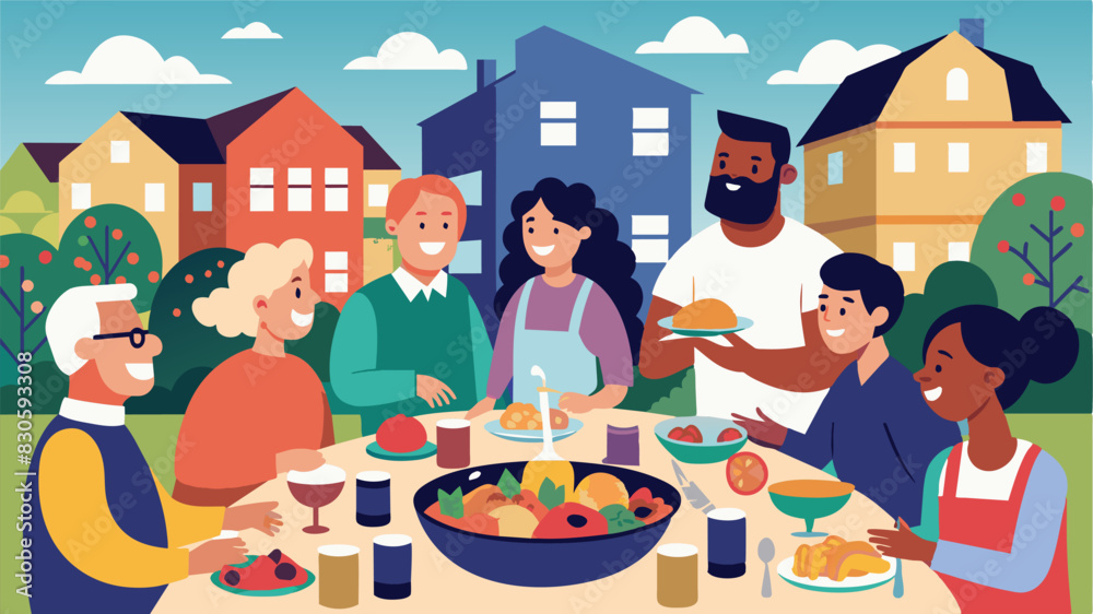 The potluck dinner was a true representation of the strong and ...