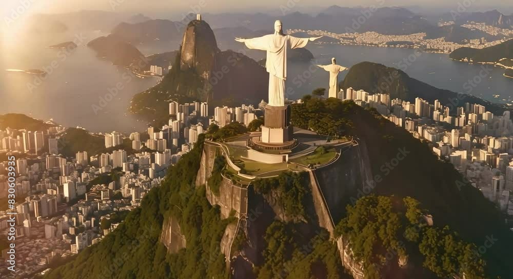Captivating Footage of Christ the Redeemer in Rio de Janeiro, Brazil ...