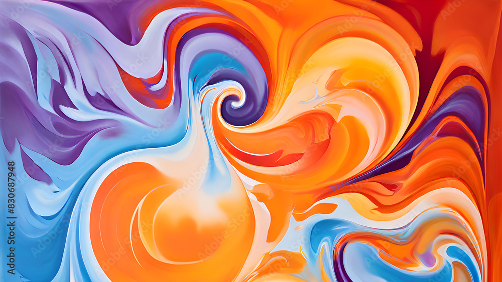 vibrant color mix background abstract wallpaper. This design features a ...
