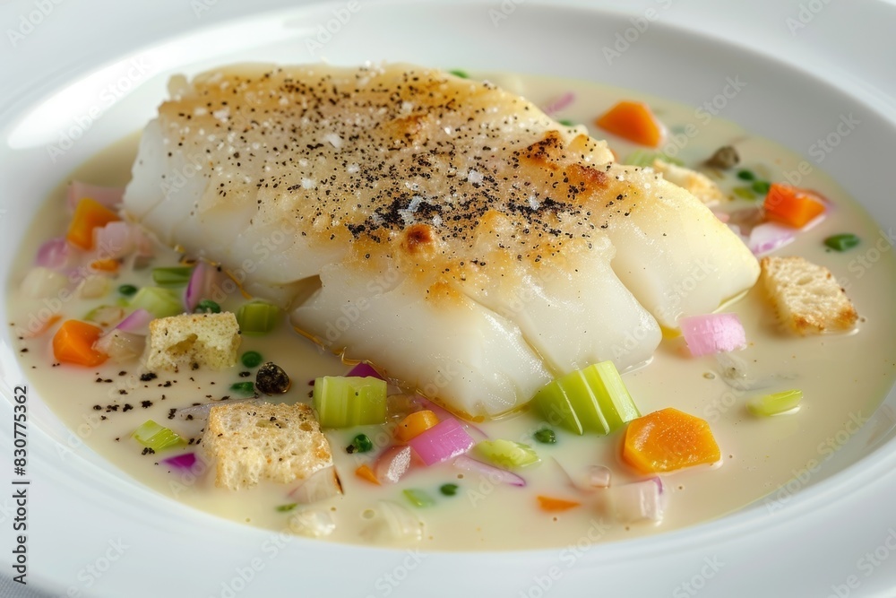 Baccala Mantecato (Salt Cod in Milk Sauce) with Flaky Reconstituted ...