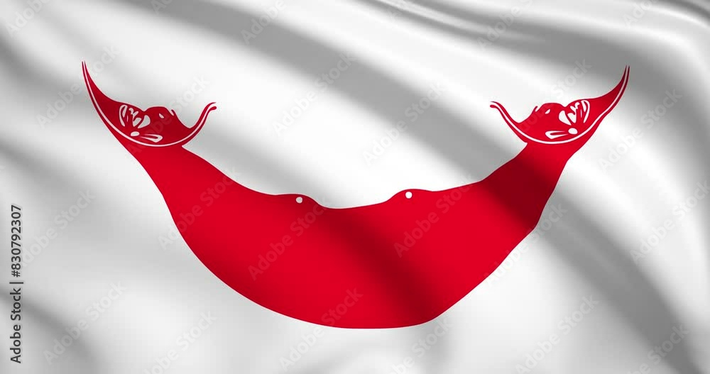 flag of Easter Island Rapa Nui. Easter Island Rapa Nui flag background ...