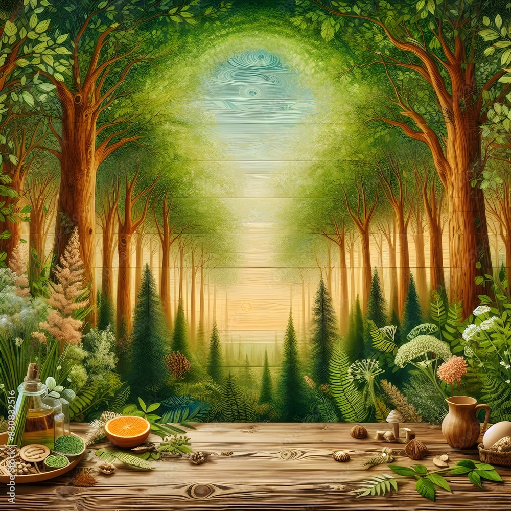 Natural Wood Texture Background Rustic Forest Backdrop for Design ...