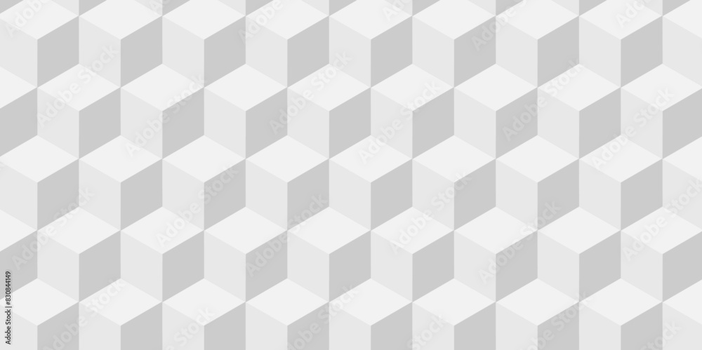 Vector Minimal cubes geometric tile and mosaic wall grid backdrop ...