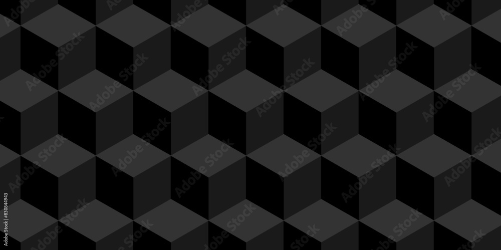 Vector Minimal cubes geometric tile and mosaic wall grid backdrop ...