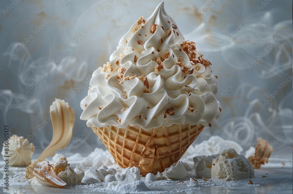 Michelin starred and premium gelato ice cream at fine dining restaurant ...