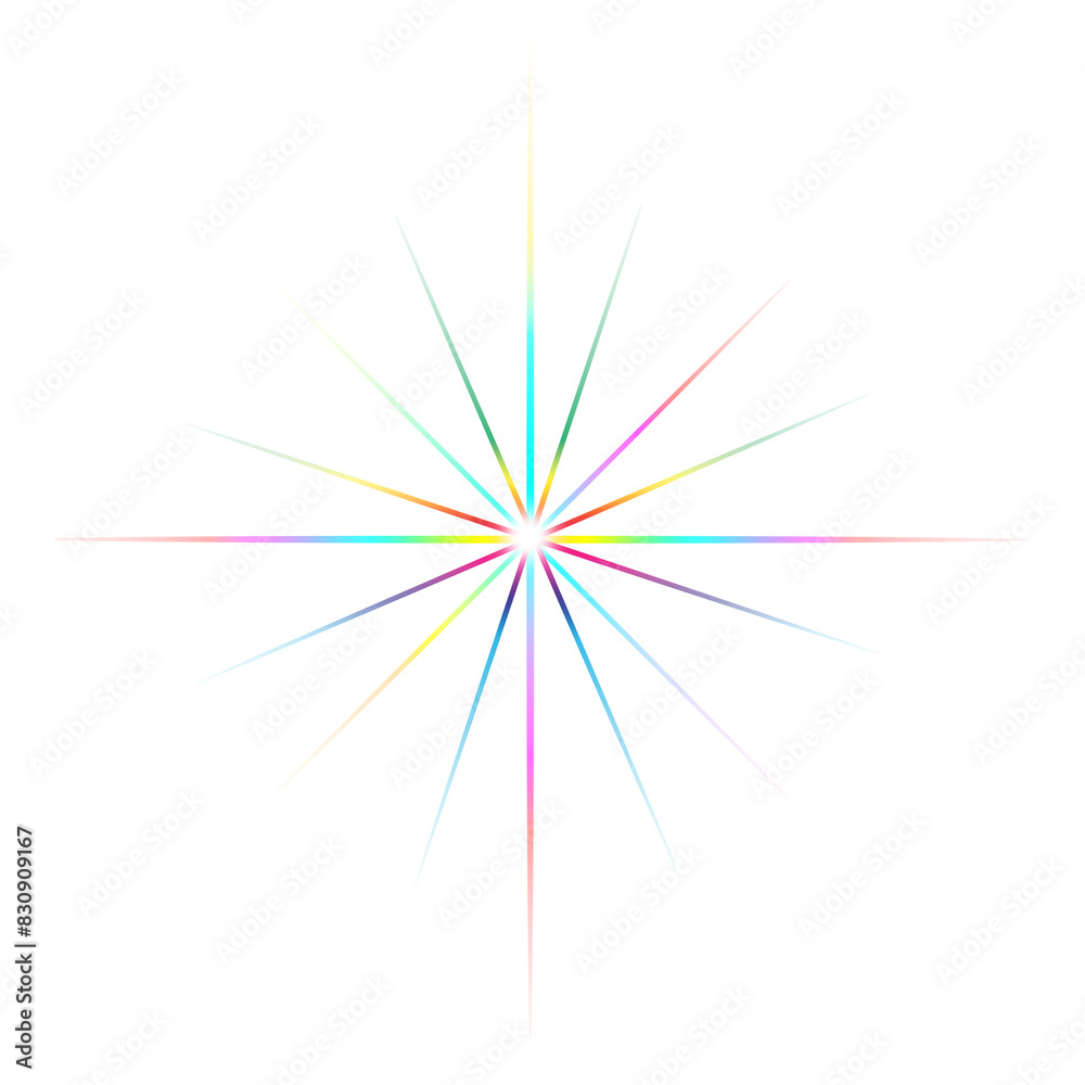 Rainbow Star PNG with transparent background Stock Illustration | Adobe ...