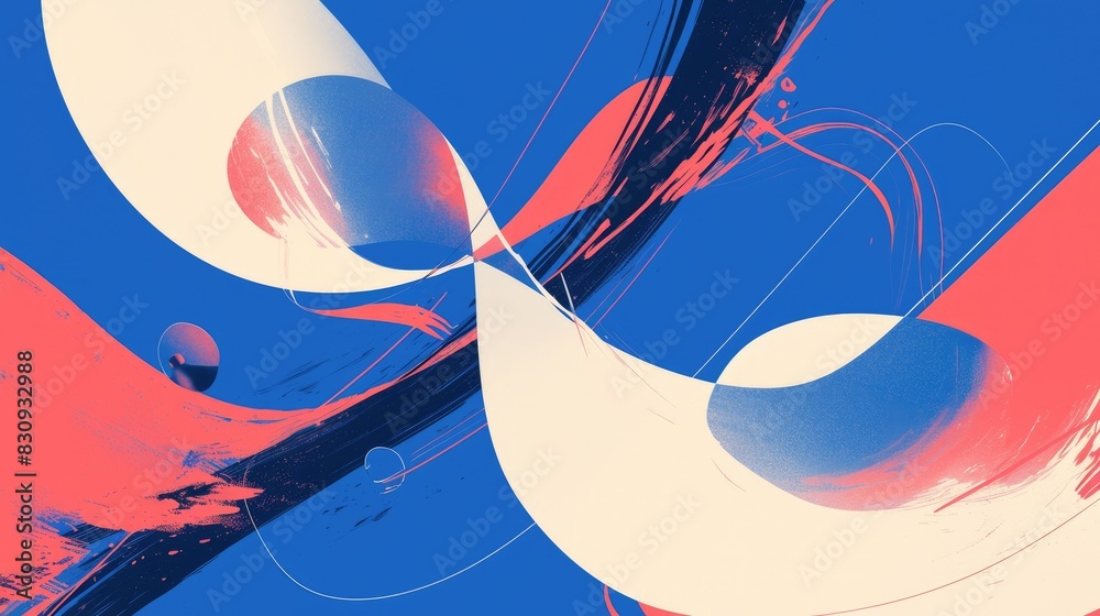 Collection of 10 motion graphic design elements featuring tapered ...