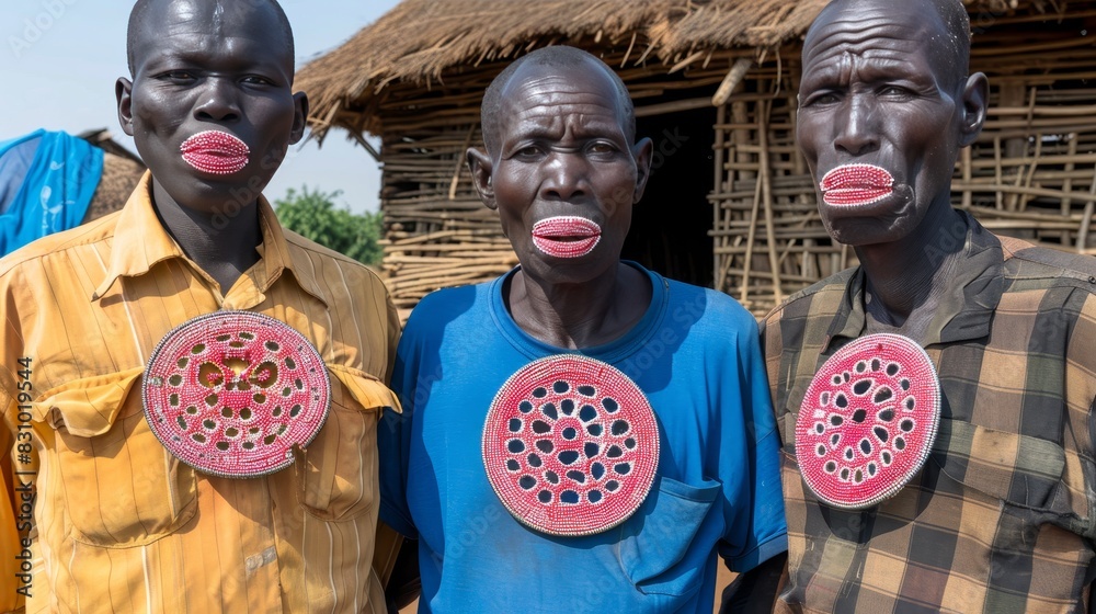 The mursi tribe - known for their unique and exquisite lip plates ...