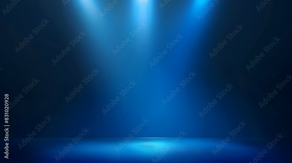 Abstract Blue Gradient Background with Spotlight Effect Stock ...