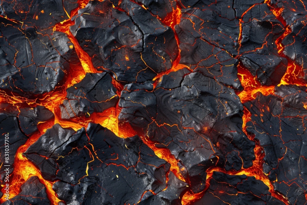 Magma texture bonfire background stone volcano lava flow flame design ...