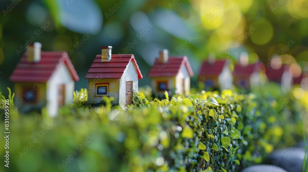 Create a visual aid explaining how to use real estate as a hedge against inflation. Highlight ...