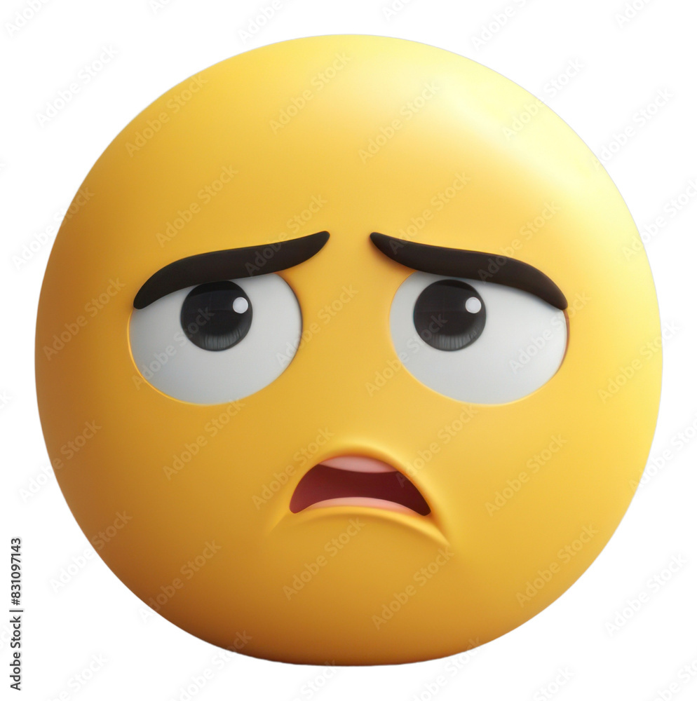 PNG Sad emoji icon face anthropomorphic representation. Stock Photo ...