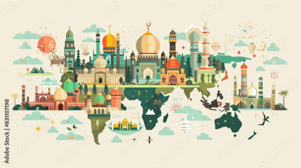 Design a visual guide to the major religions. Include the number of ...