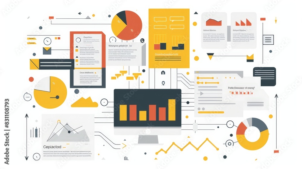 Design an infographic on the different sources of data, including ...