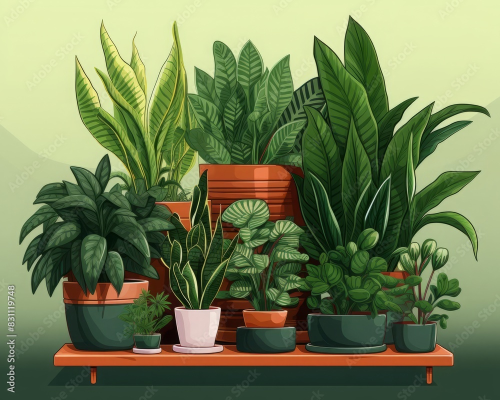 Illustration of plant parenting, highlighting different types of ... Illustration of plant parenting, highlighting different types of ...