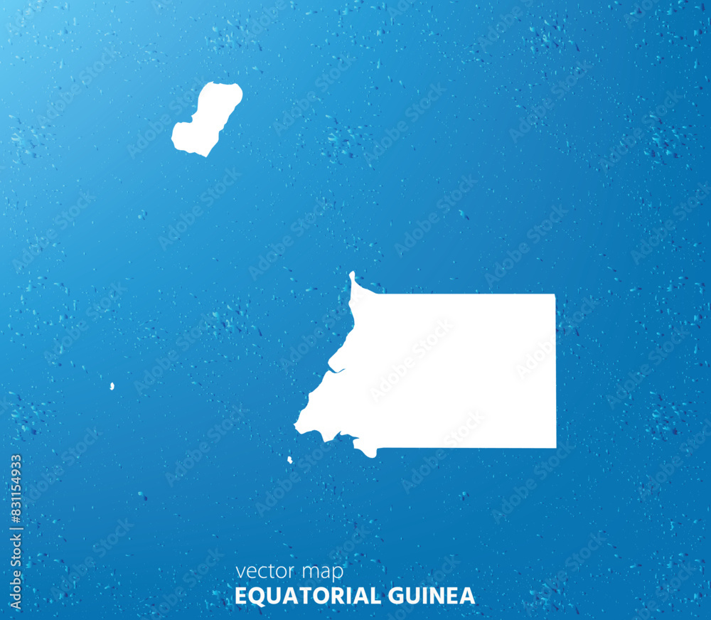 Equatorial Guinea map. Vector map for any needs. Stock Vector | Adobe Stock