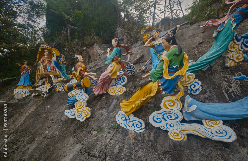 Bridge of Fairies showing smiling faces of the “Seven Fairies ...