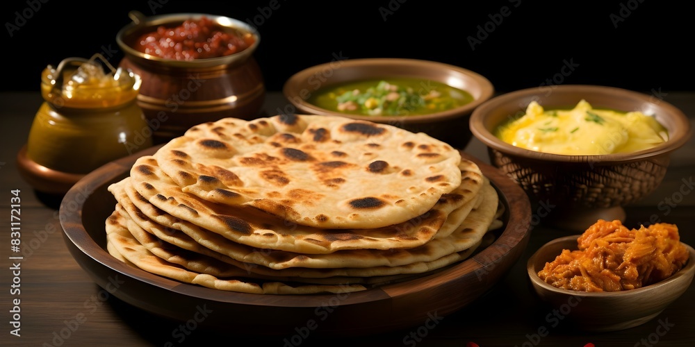 Fotka „Capture Malaysias iconic Roti Can dish with dhal curry and ...