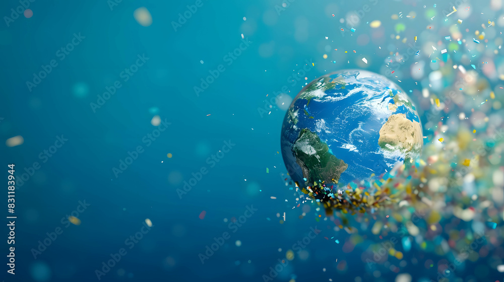 The amount of plastic waste increases each year around the world ...
