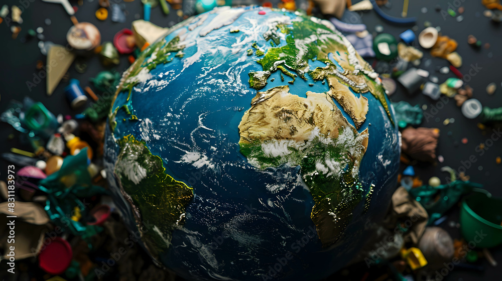 The amount of plastic waste increases each year around the world ...