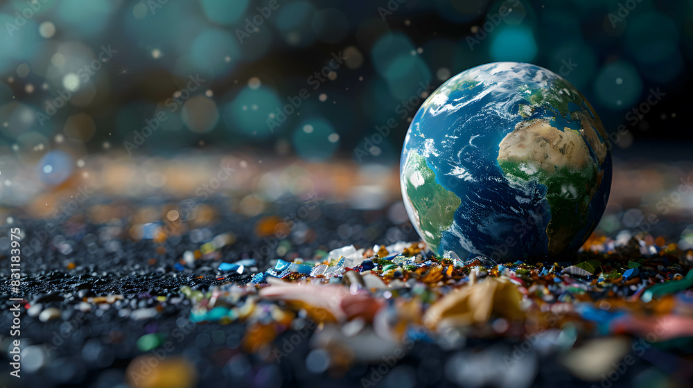 The amount of plastic waste increases each year around the world ...