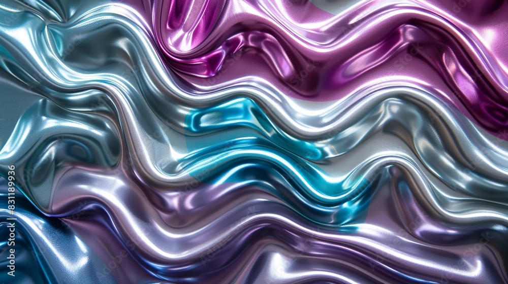 A beautiful fabric pattern with a repeating motif of glossy ...