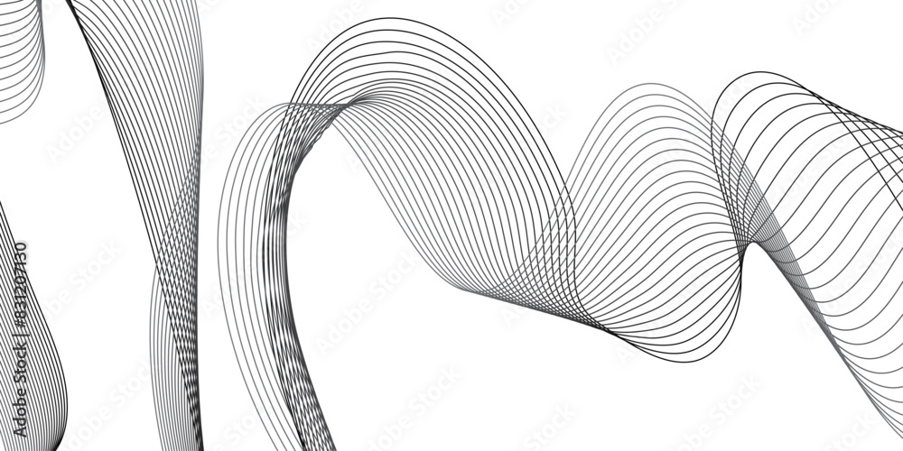 Abstract wave element for design. Digital frequency track equalizer ...