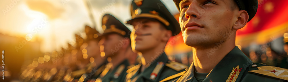 Honoring National Heroes: Military Parade on Independence Day with High ...