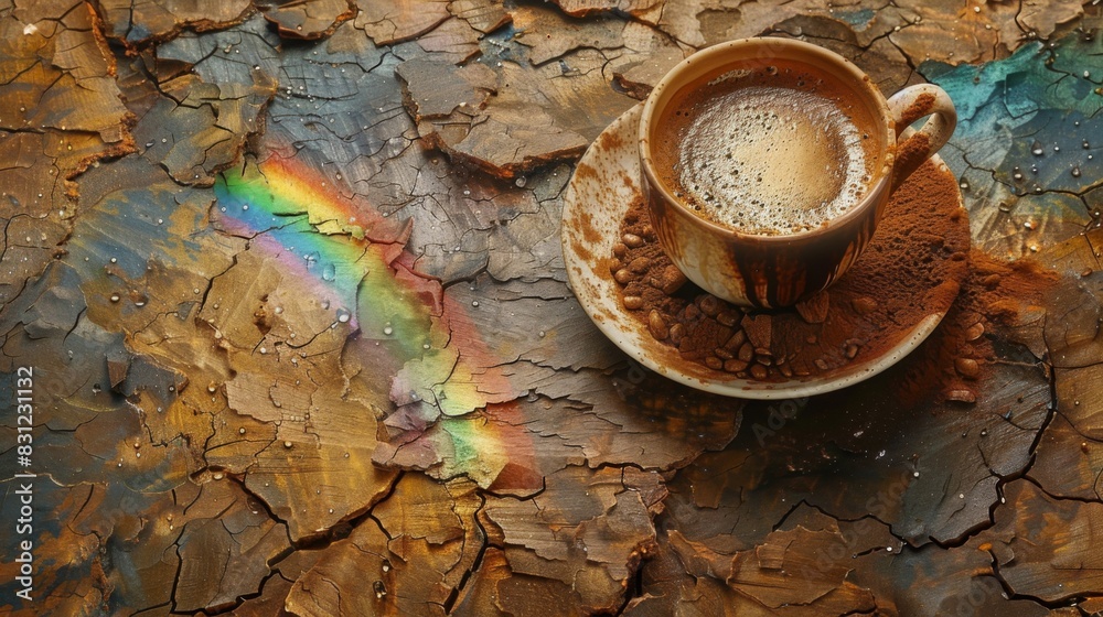 Ancient Coffee Machine Fossil in Rock Encasement - Ultra-realistic ...