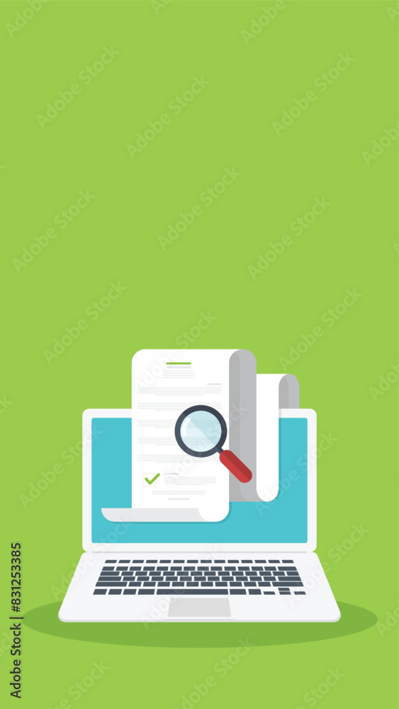 Document inspection. Online digital document inspection or assessment ...