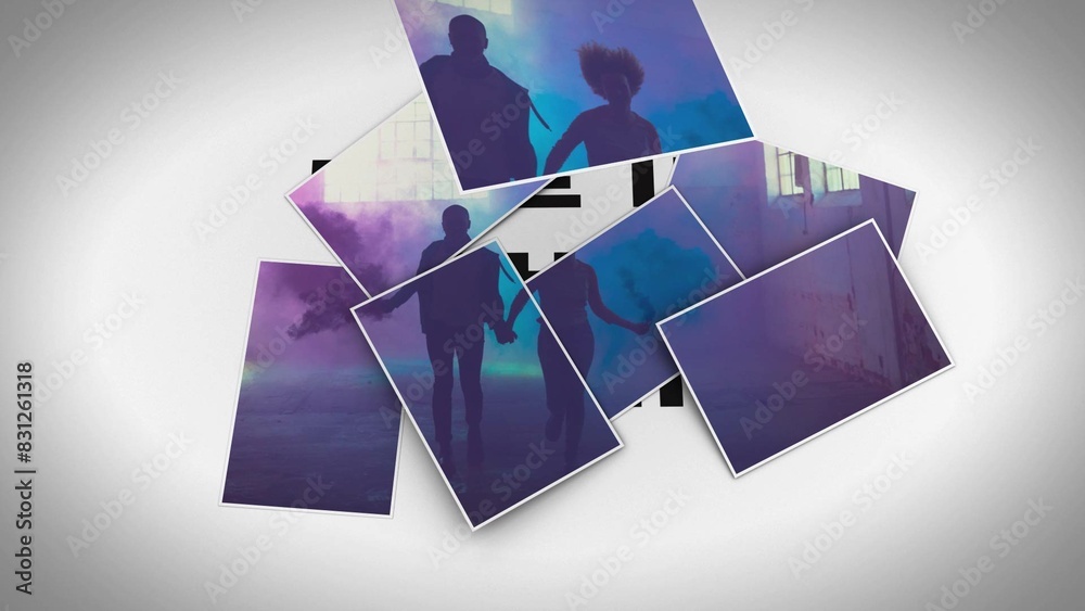 Falling Media Reveal Stock Template | Adobe Stock