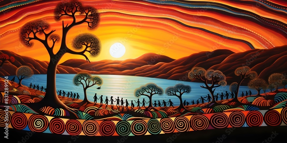 The Australian Aboriginal Dreamtime Creation Myth of the Rainbow ...