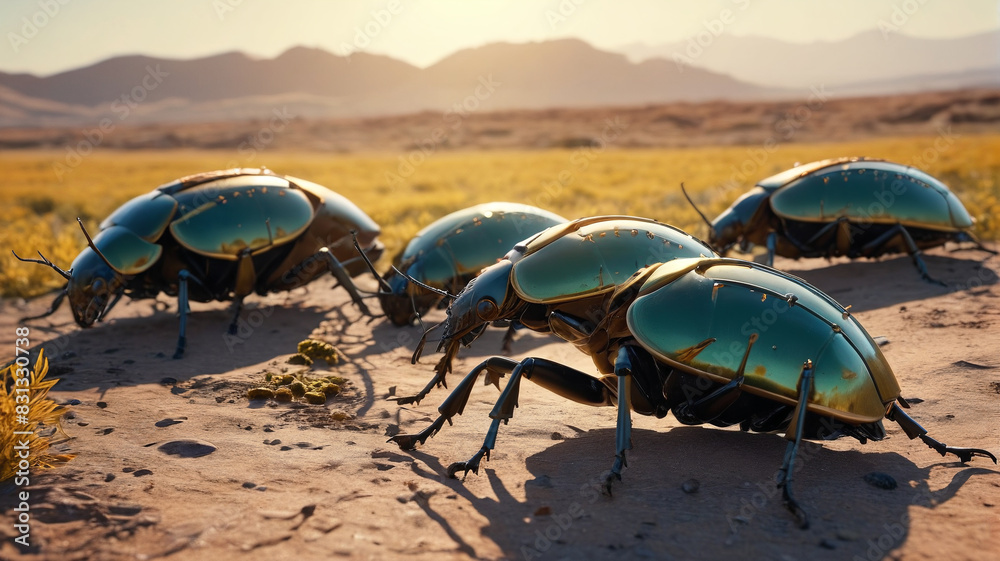 In the Kingdom of Titans, massive beetles rule over vast expanses of ...