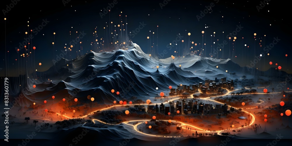 Discover mesmerizing data visualizations with intricate algorithms ... Discover mesmerizing data visualizations with intricate algorithms ...