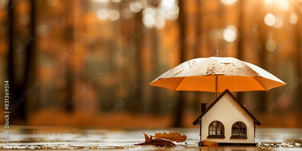 Insurance tips for protecting property from damage. Concept Home ...