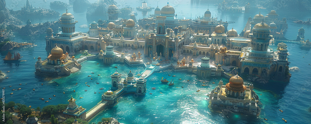 An Atlantis themed wonderland located in the heart of the oceans abyss ...