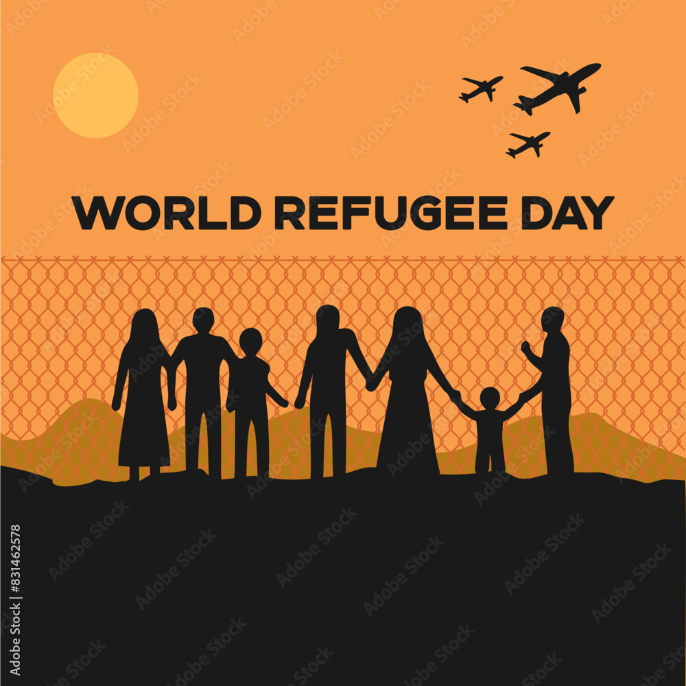 World Refugee Day. 20 June world refugee day social media post and gift ...