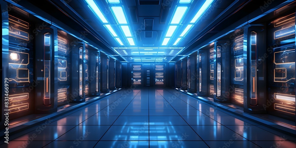 Secured Server Room with Enhanced Security Protocols for Data Integrity ...