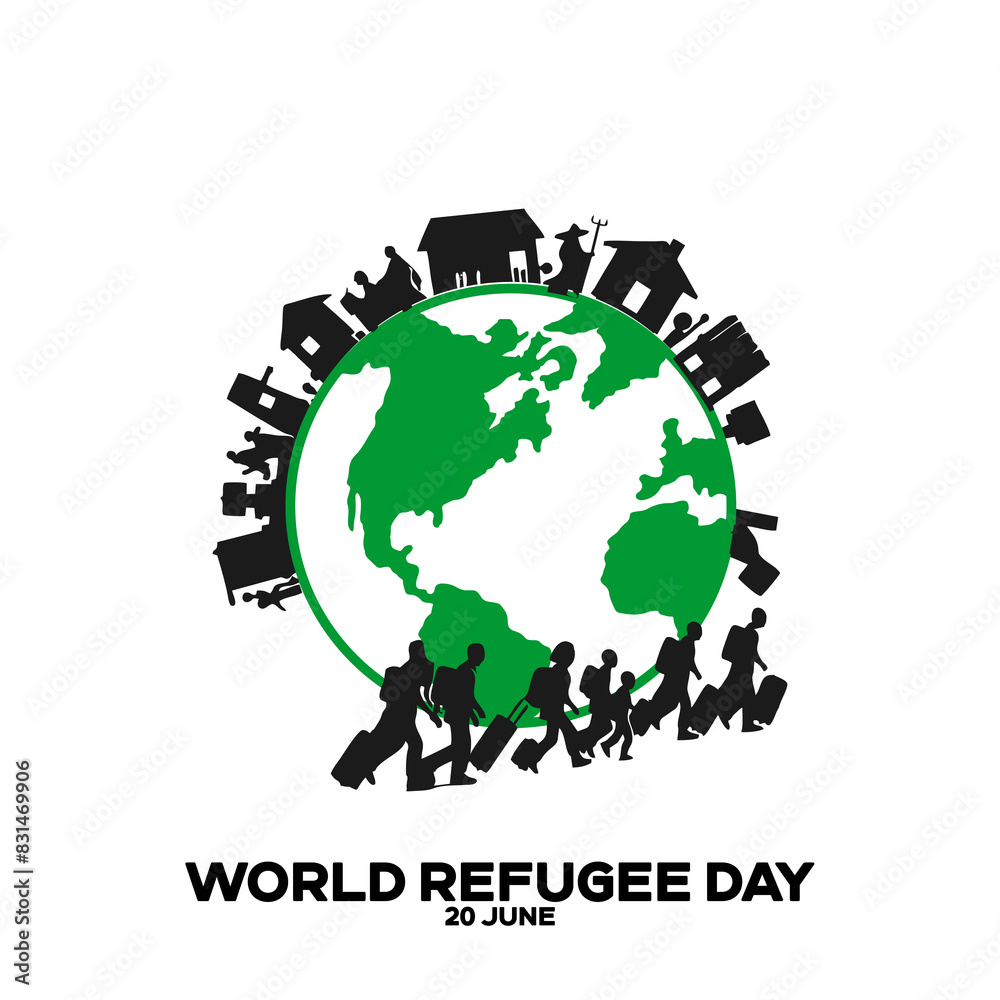 World Refugee Day. 20 June world refugee day social media post and gift ...