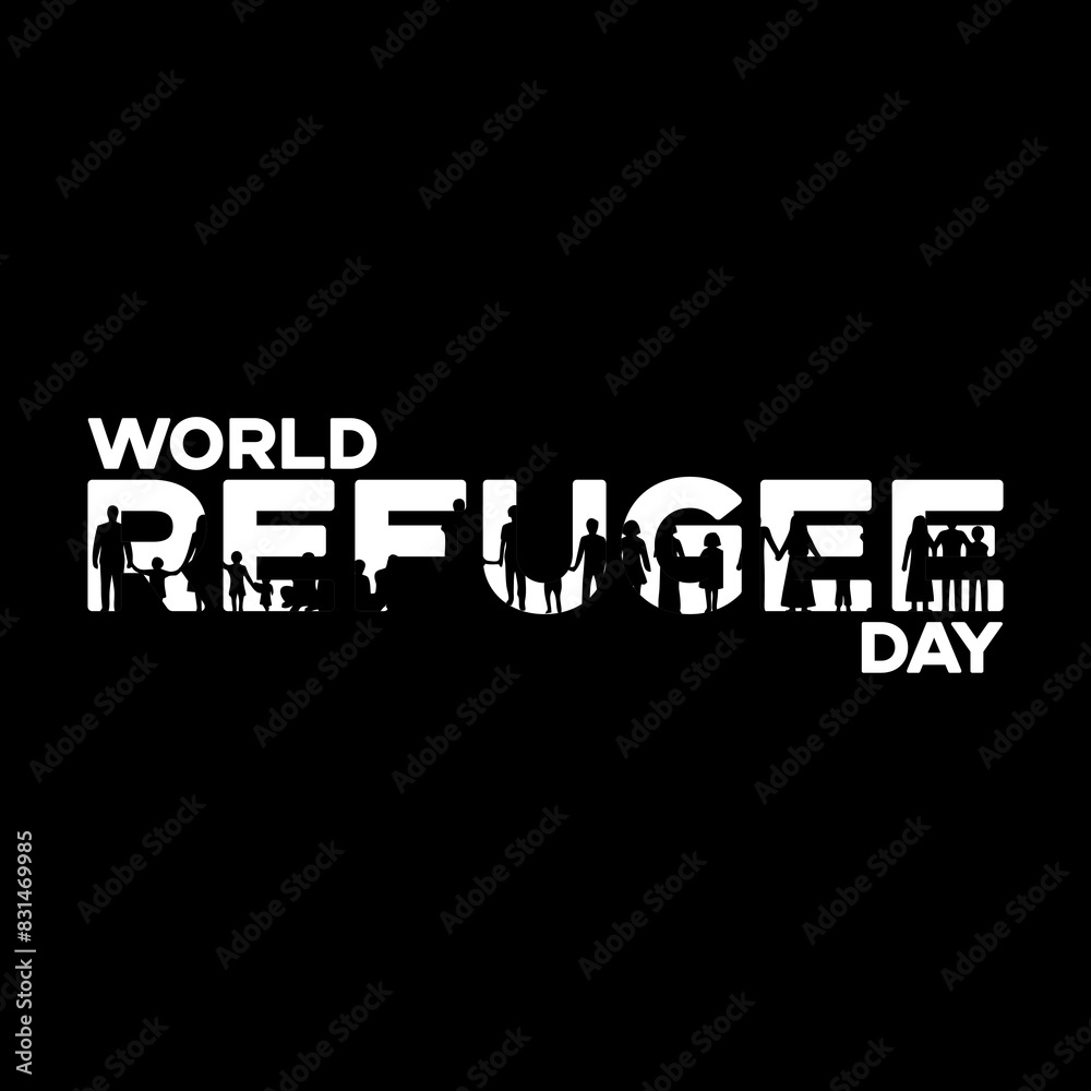 World Refugee Day. 20 June world refugee day social media post and gift ...