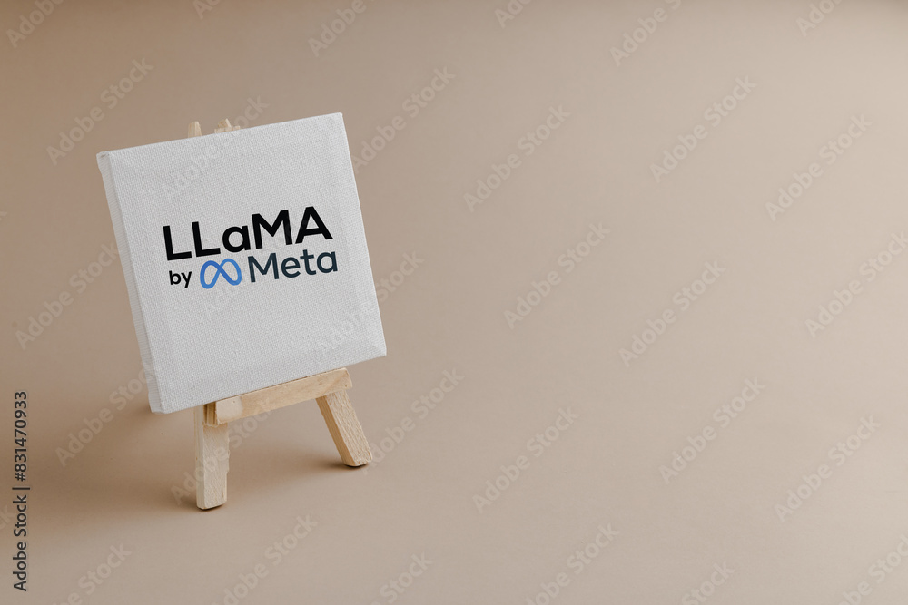 LLama - Meta platforms AI artificial intelligence chatbot Stock Photo ...