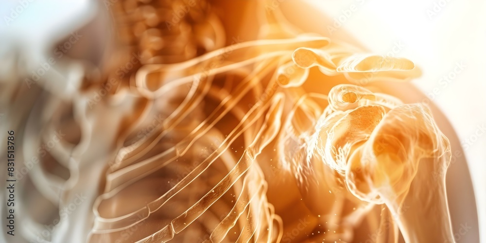 Clavicle Fracture Highlighted in Image Showing Shoulder Pain and ...